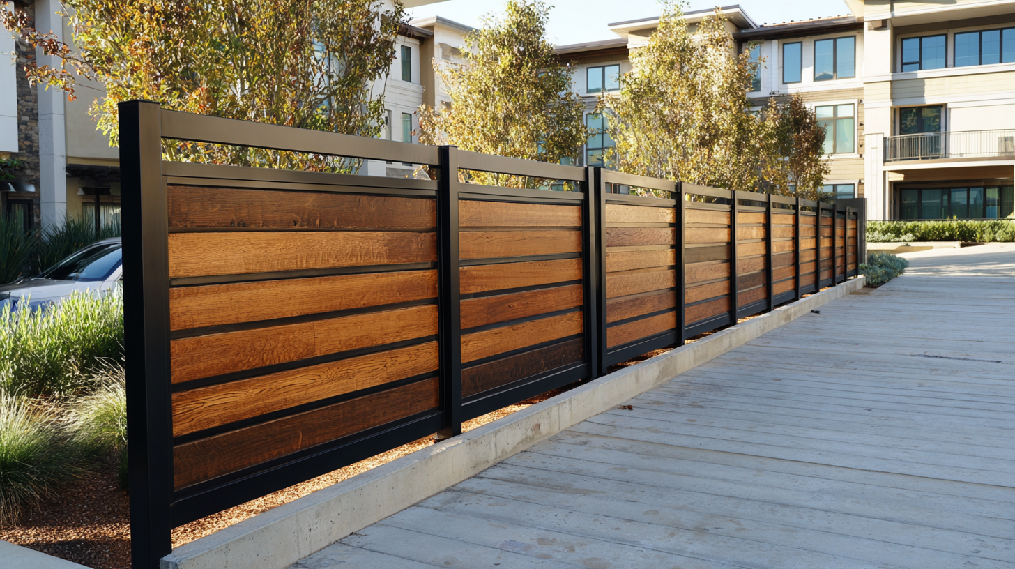 Metal Wood Privacy Fence – MetalGrain