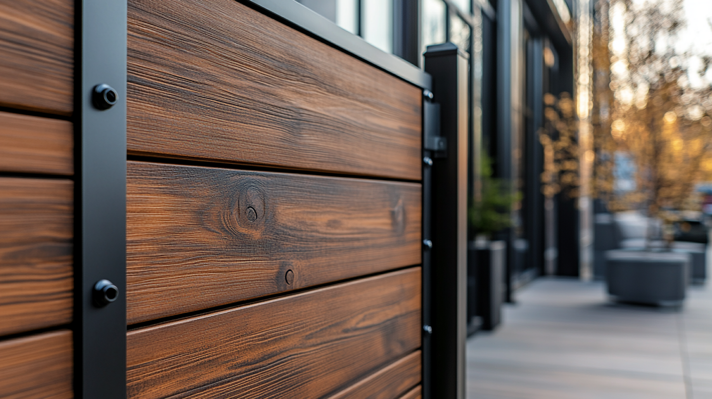 Aluminium Timber Look Fencing - MetalGrain